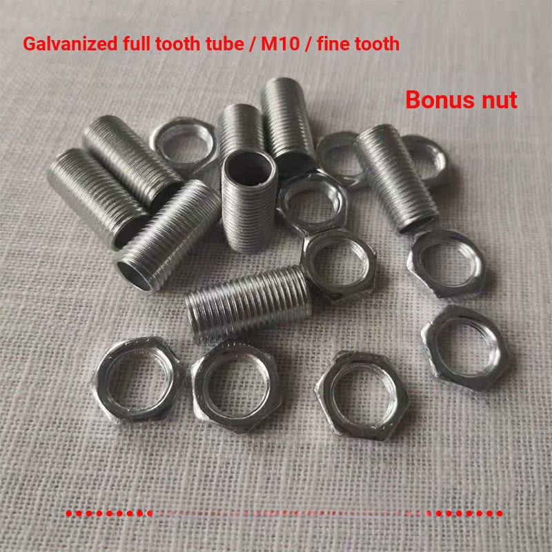 M10 Thread Pipe Metric Inch Screw Thread Rod Hollow Full Thread Pipe ...