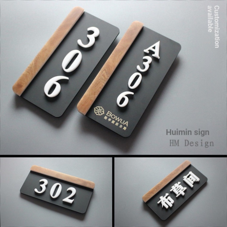 Signage Signage House Signage Acrylic Number House Number Household ...