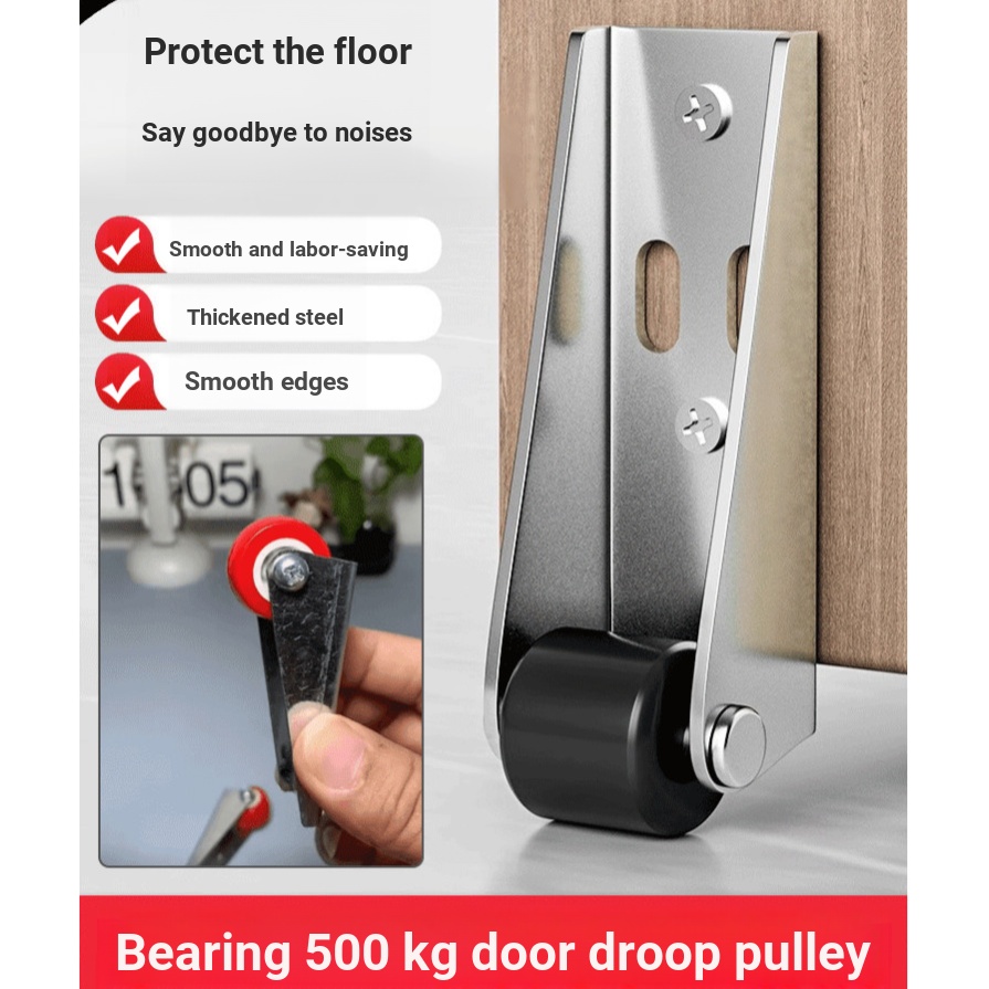 Old-fashioned Wooden Door Door Sagging Horizontal Sliding Door Bottom ...