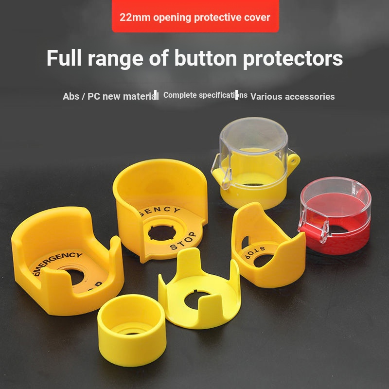 6.29 Emergency Stop Button Protective Cover Open Hole 22mm Emergency ...