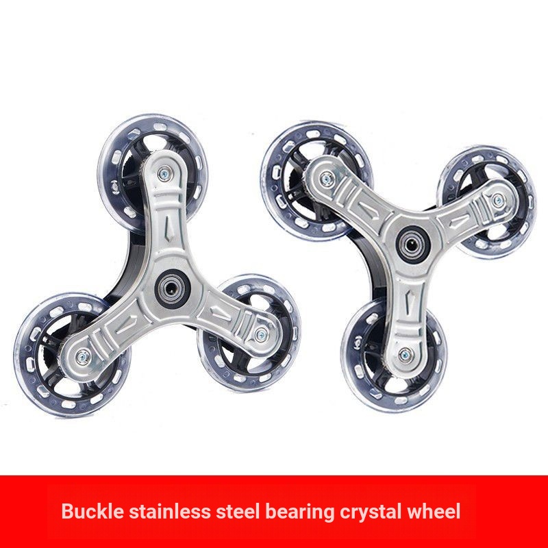 Shopping Cart Wheels Climbing Stairs Triangle Wheels Stainless Steel ...