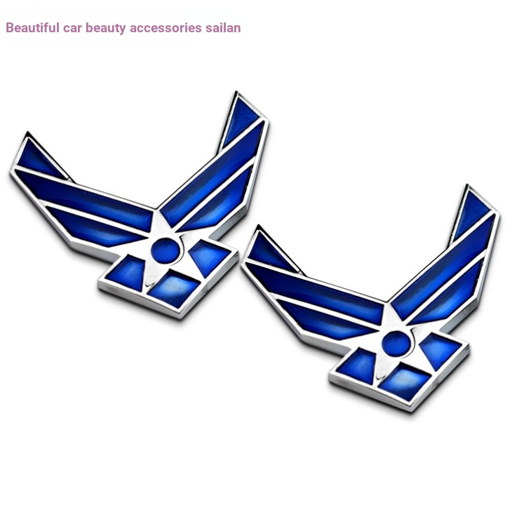 Car Decoration Sticker Modified Metal US Air Force Car Logo USAF Body ...