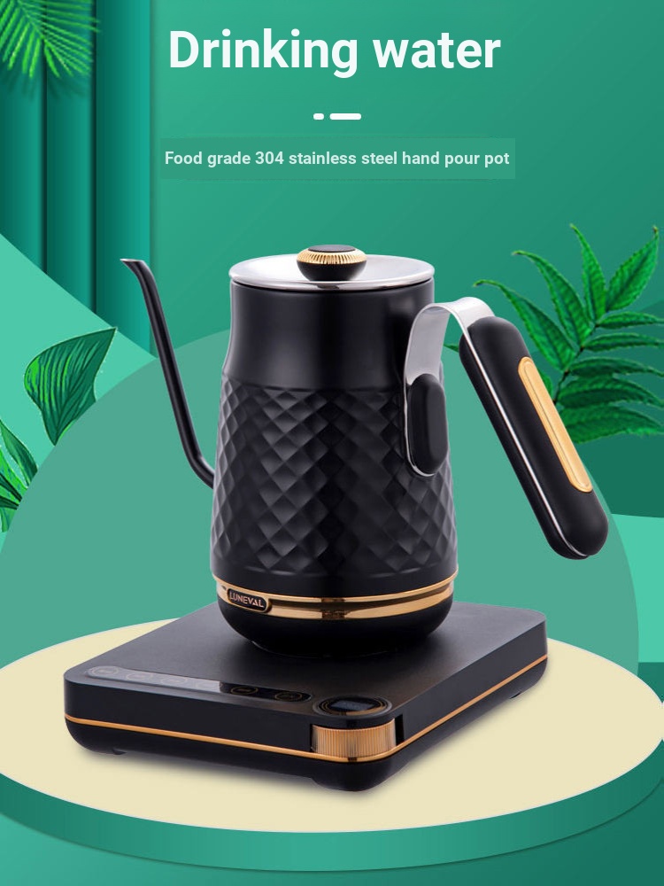 Temperature Control Hand Pour Pot Household Slim Mouth Slim Mouth ...