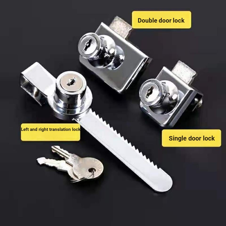 Glass Cabinet Lock Display Counter Lock Glass Door Lock Window Glass ...