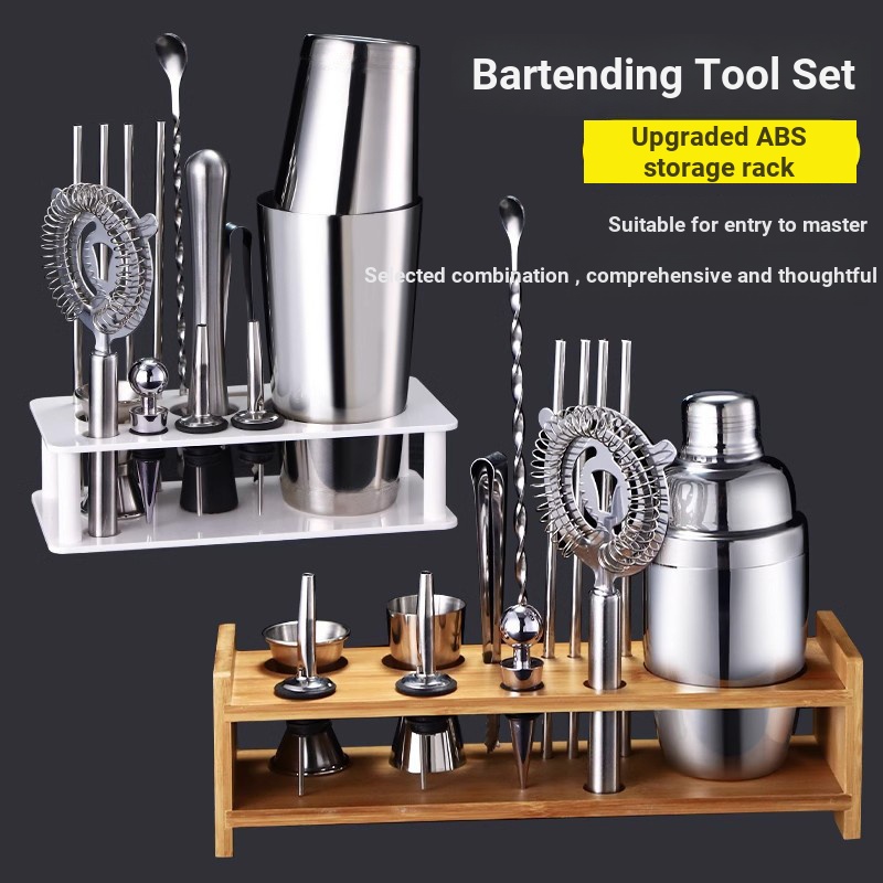 Stainless Steel Mixer Set Boston Shaker Professional Container Shaker ...