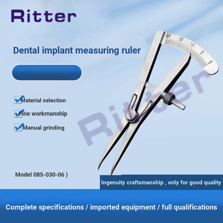 Imported Dental Planting Measuring Ruler Interdental Spacing Ruler Bone ...