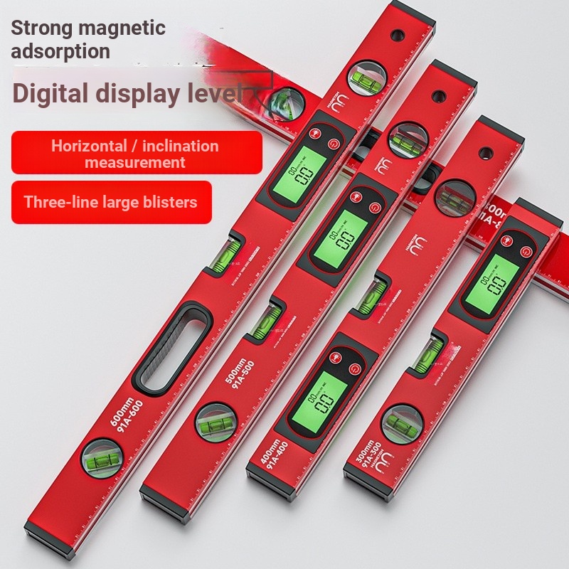 Digital Display Spirit Level High-Precision Electronic Spirit Level ...