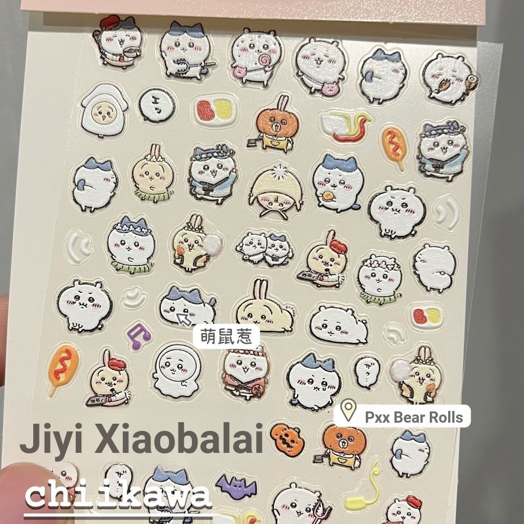 [60 Stickers] chiikawa Manicure Stickers chiikawa Cute Stickers ...