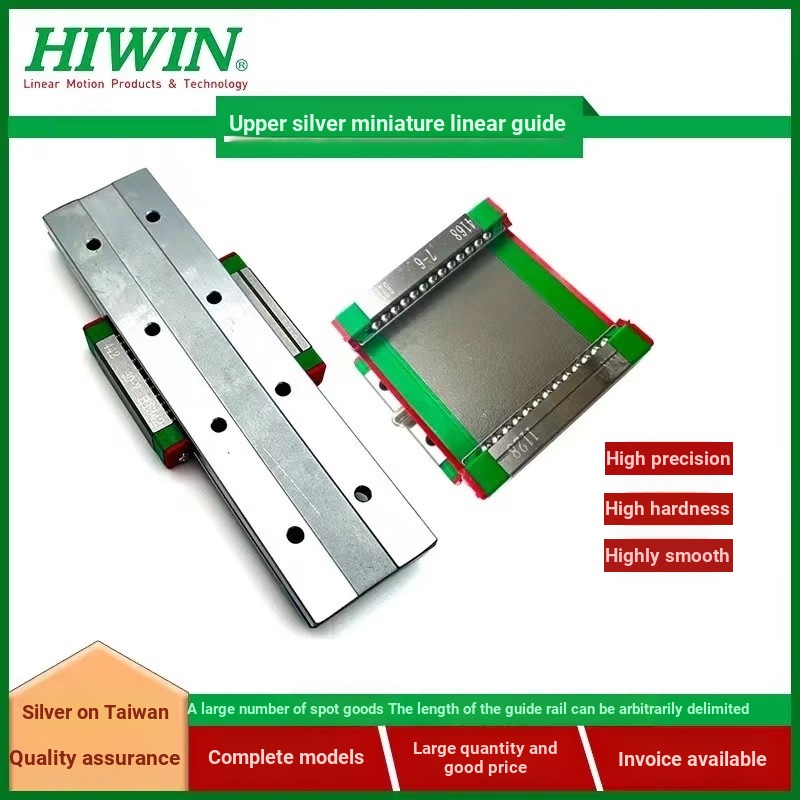 HIWIN Taiwan Silver Micro Linear Guide Rail Slider MGN7C/9C/12C/MGW12H ...