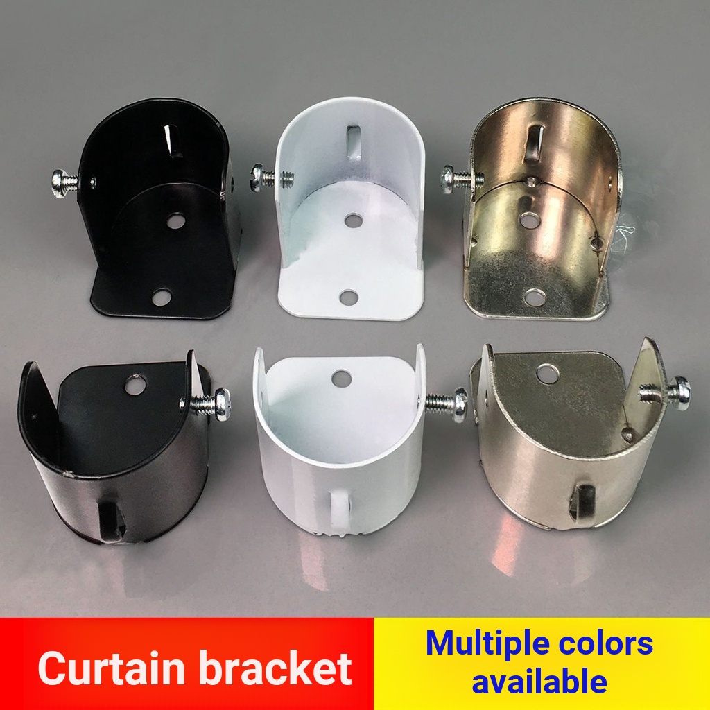 Flange Fixed Seat Wardrobe Accessories Clothes Rod Fixed Bracket Roman ...