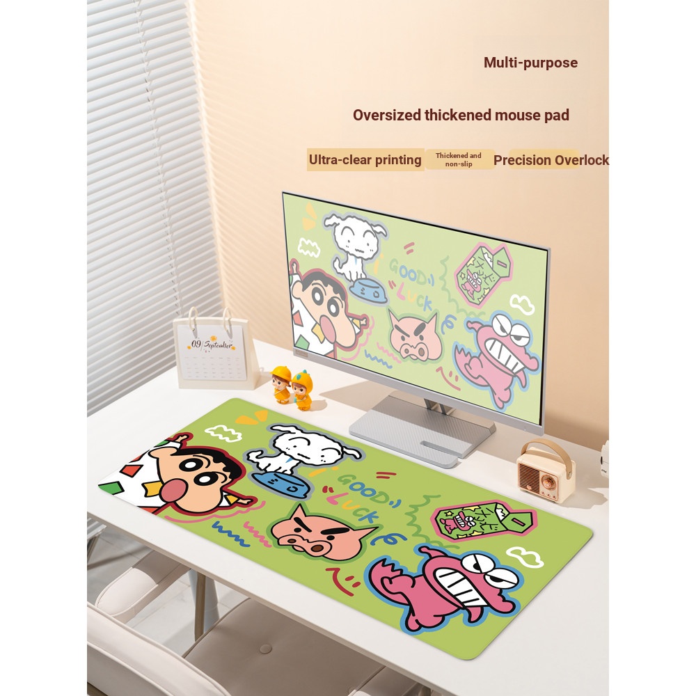 Mouse Pad Desk Pad Oversized Crayon Shin-Chan Computer Pad Cute Cartoon ...