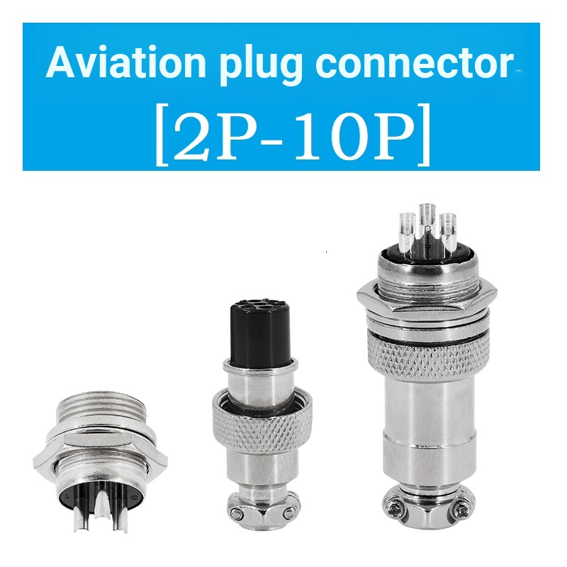 Aviation Plug Socket Fixed GX12 GX16 GX20 2P 3P 4P 5P 6P 8P 10P~15P ...