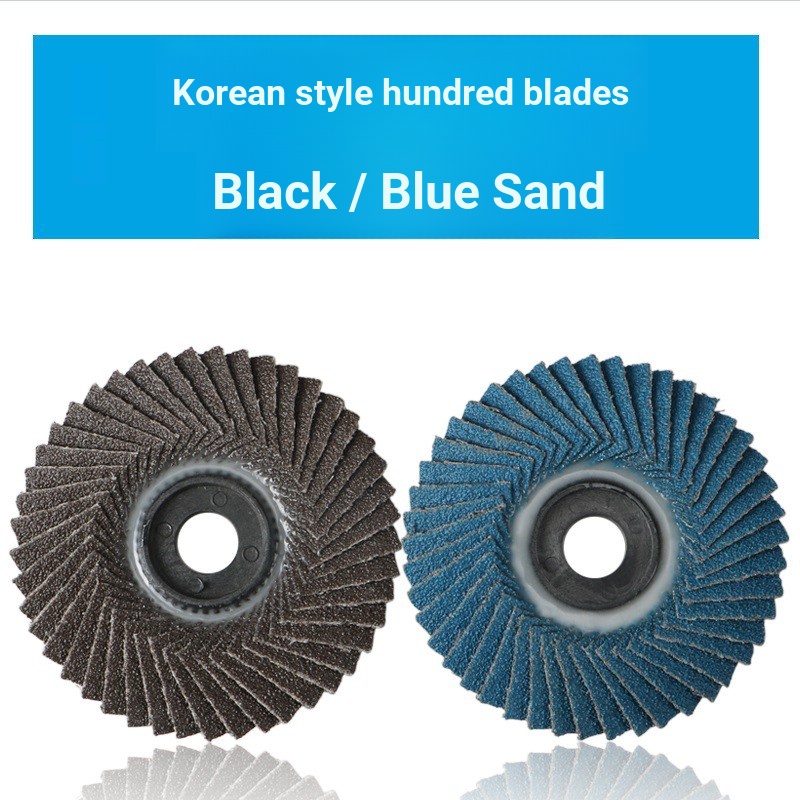 4303 > Korean Style Louver Emery Cloth Wheel Polishing Wheel Angle ...