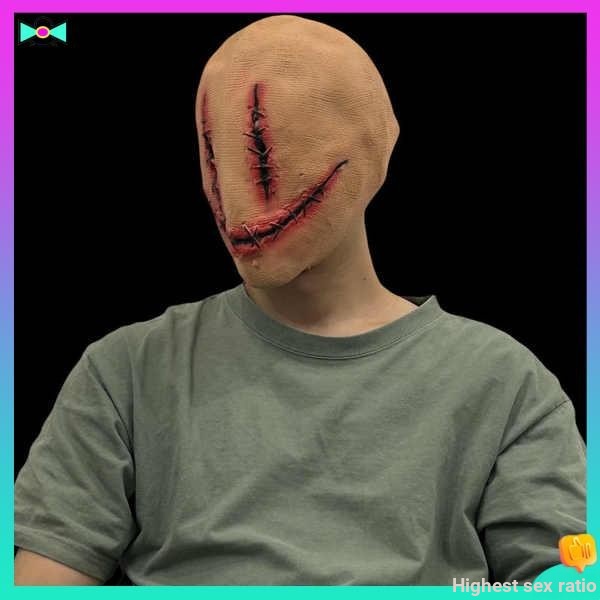 faceless horror mask halloween haunted house script kill npc dress up ...