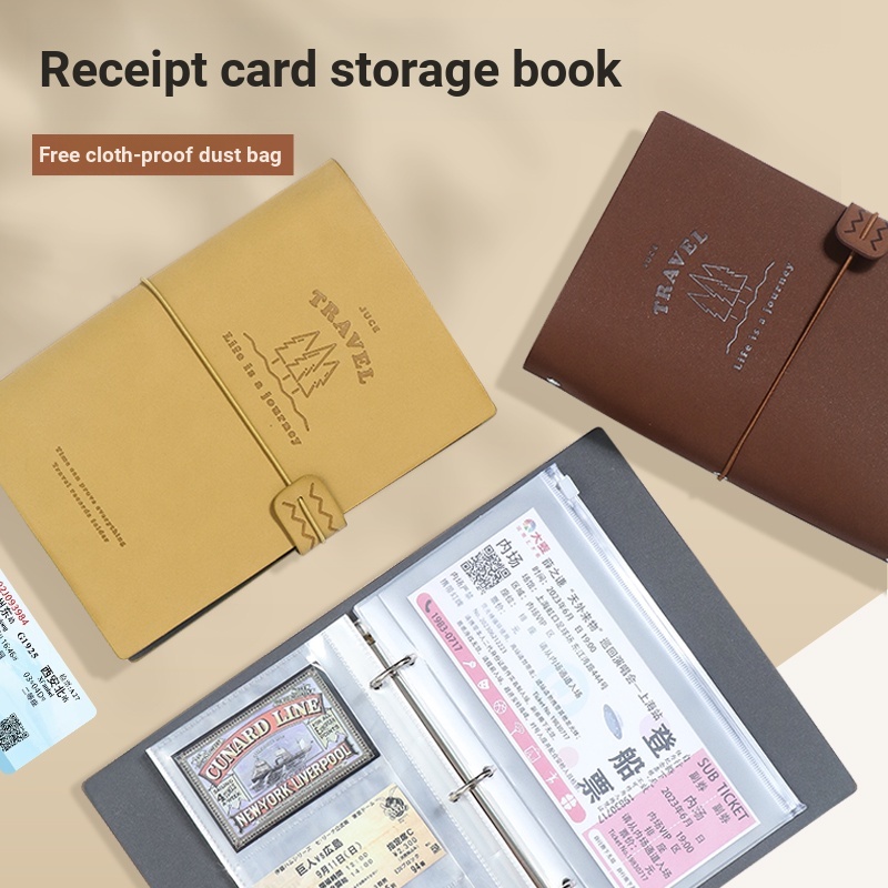 Card Book Concert Ticket Storage Ticket Folder Ticket Stub Storage Book ...