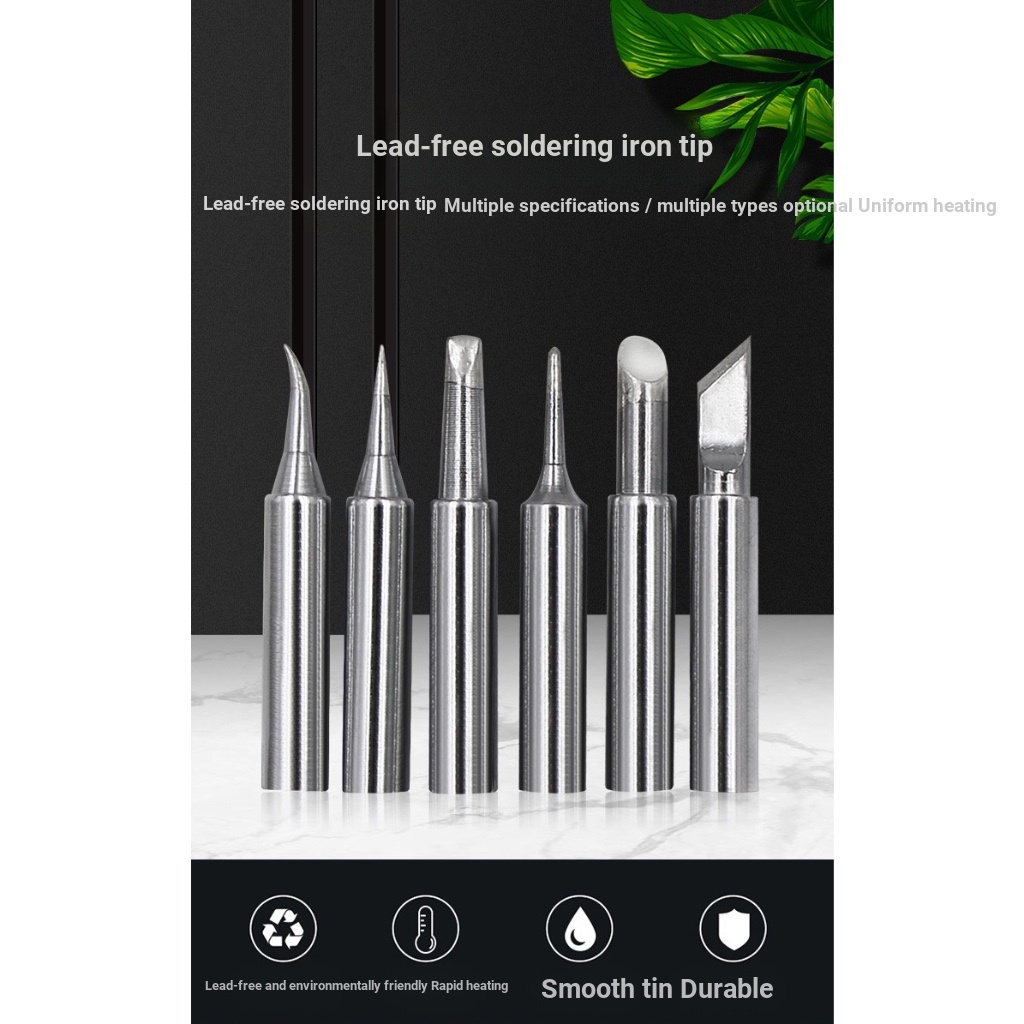 Lead-free Soldering Iron Head Welding Cutter Head Flat Head Elbow Tip ...