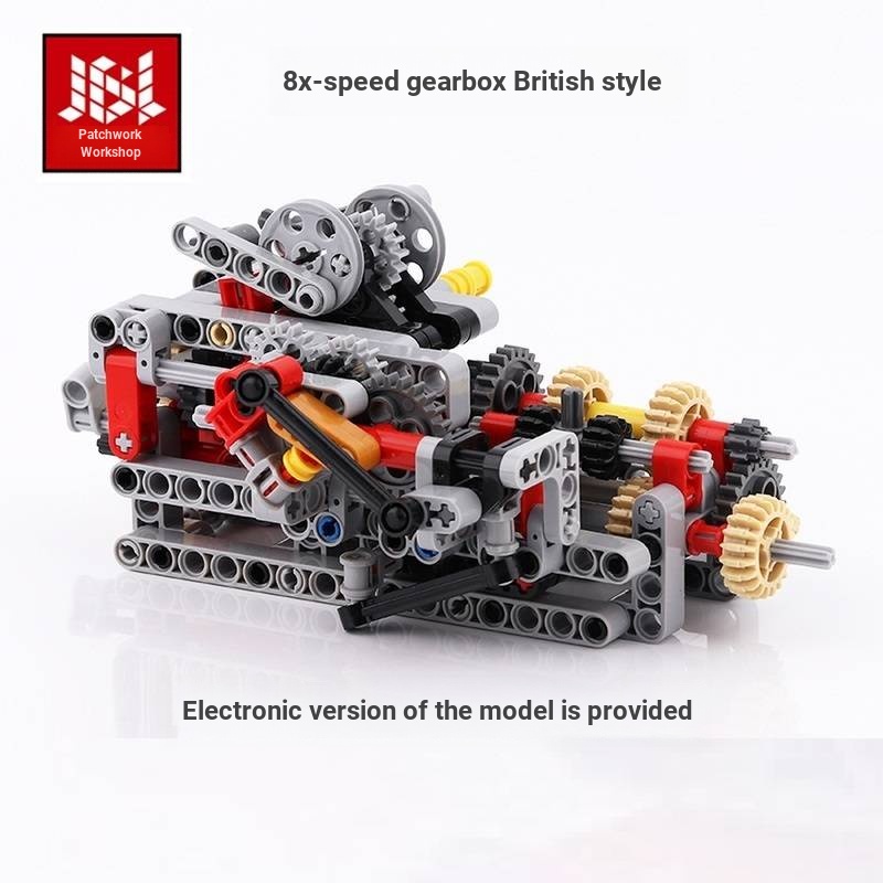 Moc Building Blocks Compatible Lego Engine Gearbox Model Engine Model ...