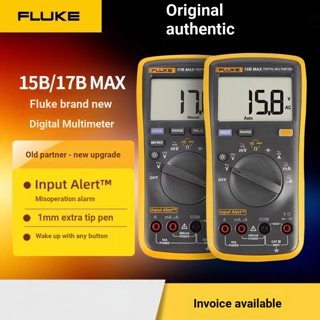 FLUKE FLUKE Digital Multimeter F15B/17BMAX/18B/12E+High Precision ...