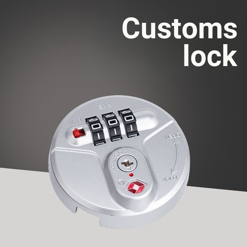 Use Alternative TSA007 Customs Combination Lock PKE Round Buckle Lock ...