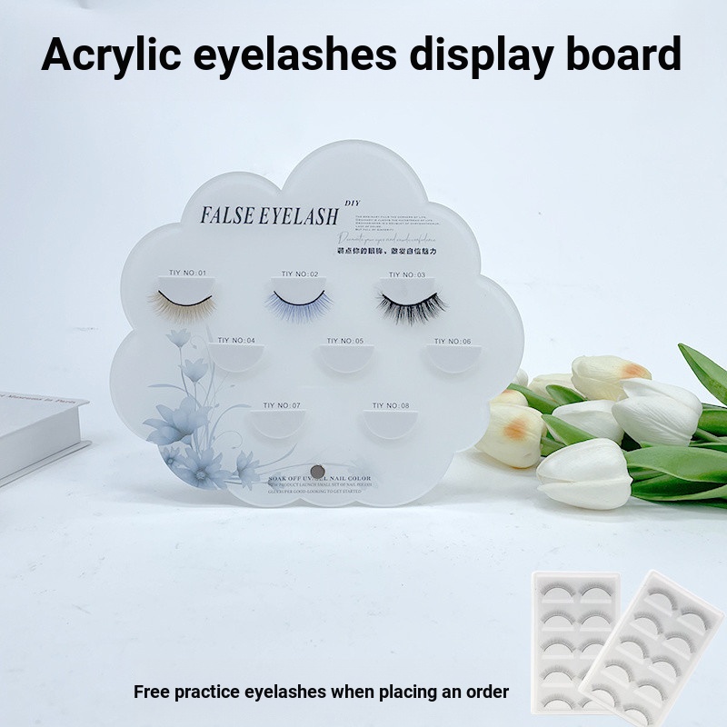Beautiful Eyelashes Eyelash Board Acrylic Display Stand Frame Book ...