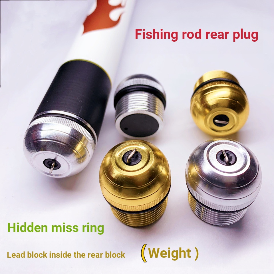 Fish Rod Rear Plug Head with Counterweight Fishing Rod Plug Head Lower ...