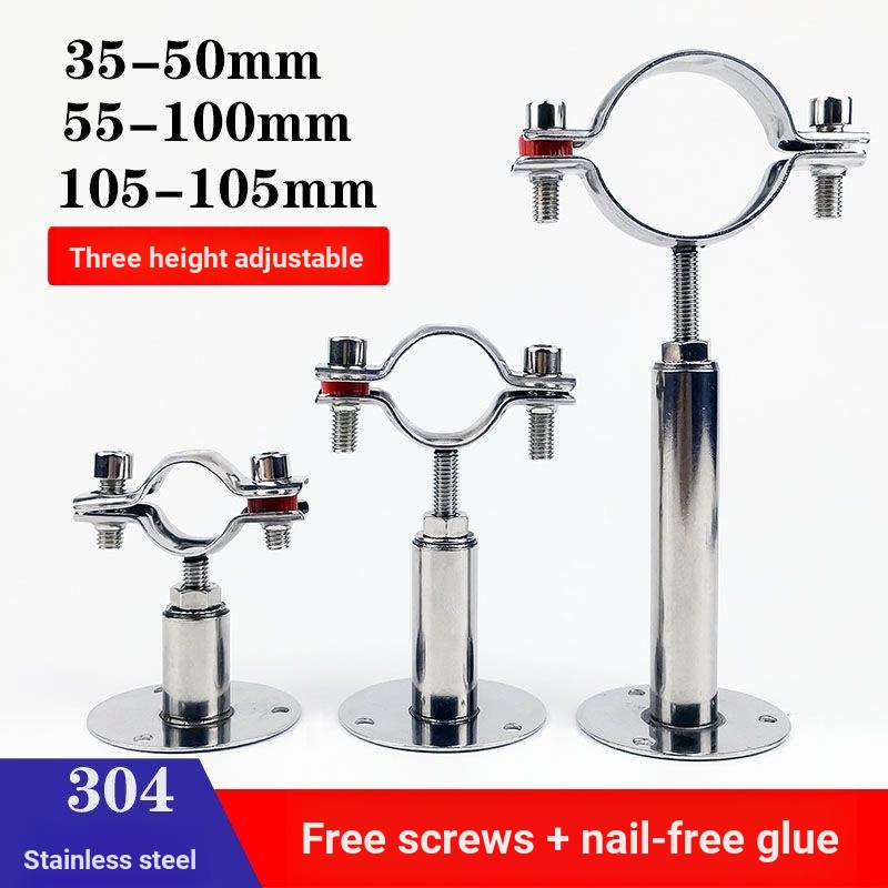 Flange Fixed Seat 304 Stainless Steel Pipe Fixed Buckle Pipe Clamp ...