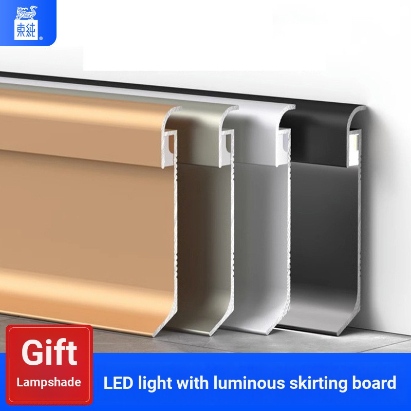 Double Eyelid Ceiling Luminous Baseboard with led Aluminum Alloy Light ...