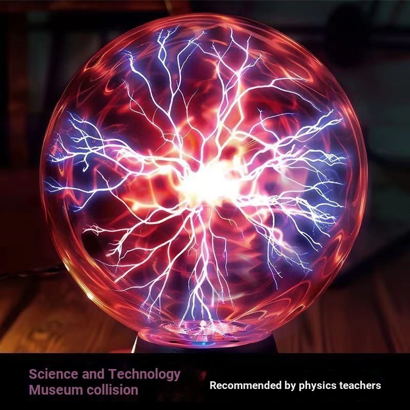 Static Ball Plasma Ball Glow Ball Physical Aids Lightning Ball Tesla ...