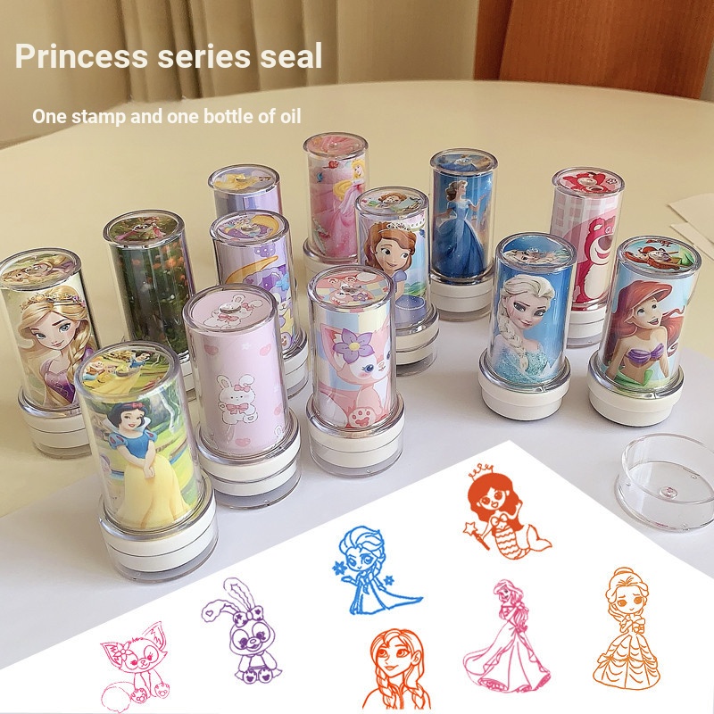 Stamp Princess Series Pattern Stamp Children Cartoon Stamp Kindergarten ...