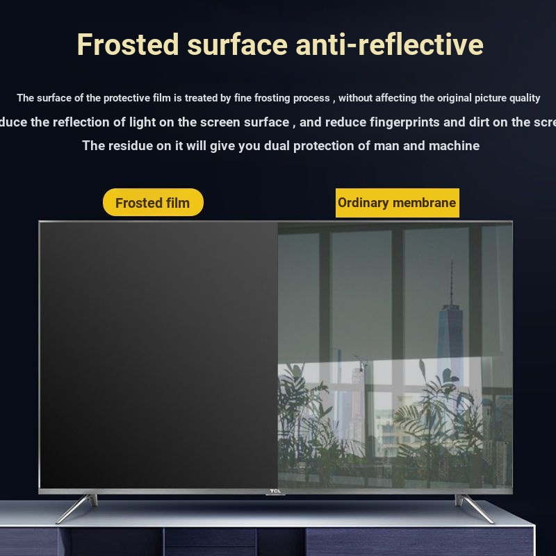 Anti-reflective Protective Film HD Film LCD TV Frosted Anti-Reflective ...