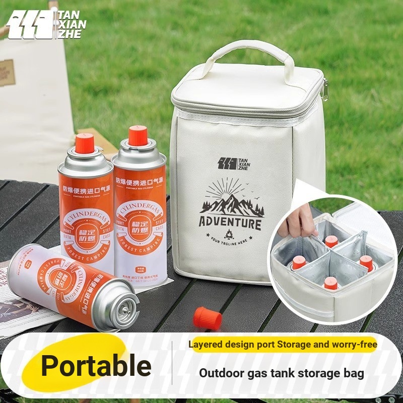 Cassette Stove Gas Tank Storage Bag Liquefied Gas Small Tank Portable ...
