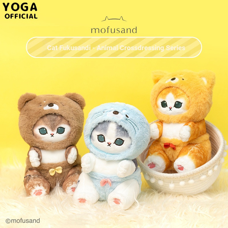 Mofusand Cat Fusand Shark Cat Puppy Seal Cross-Dressing Animal Series ...