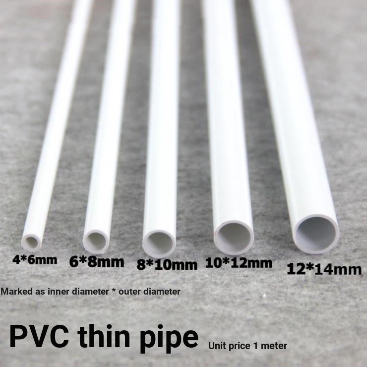 White Round Water Pipe Thin Hard Pipe pvc Pipe Plastic Pipe PVC Thin ...