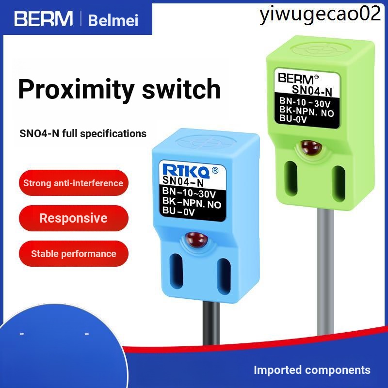 Proximity Switch SN04-N P N2 P2 Limiter PNP Three-Wire NPN Normally ...