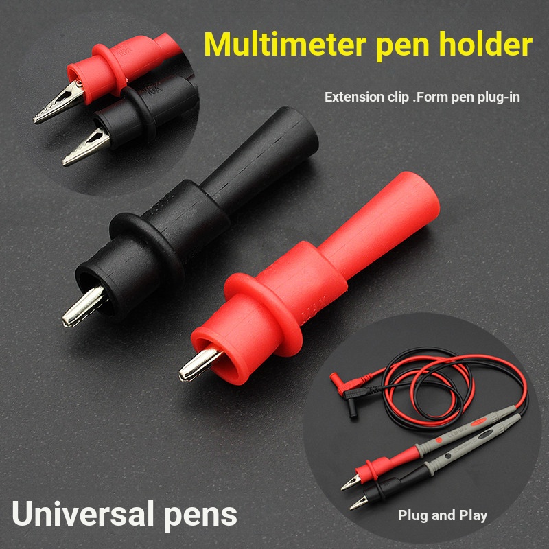 Fluke Multimeter Pen Clip Alligator Clip Capacitor Clip Power Test Clip ...