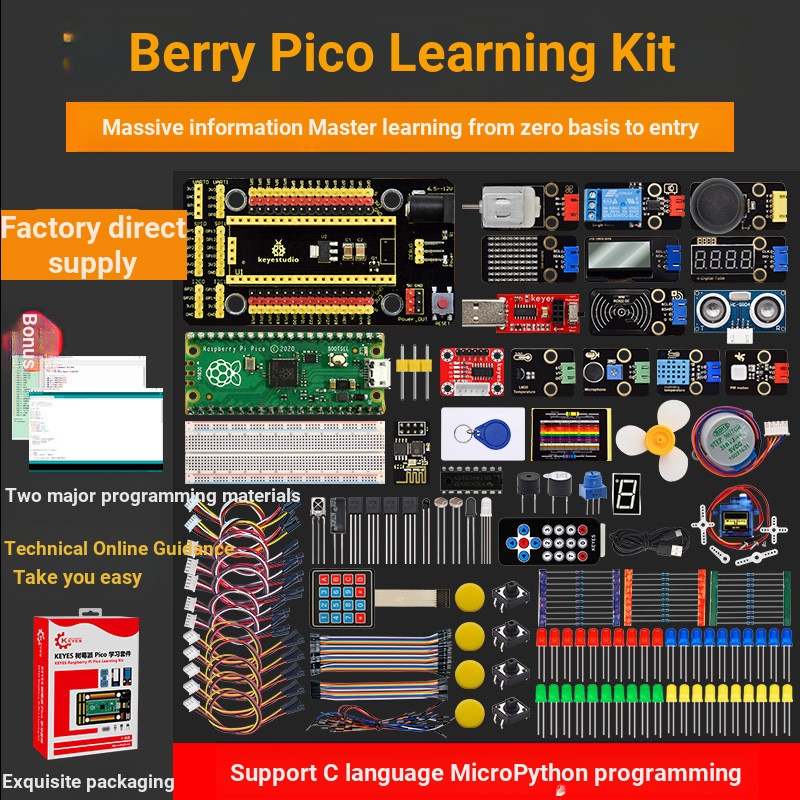 Raspberry Pi Pico Basic Starter Kit Raspberry Pi Development Board ...