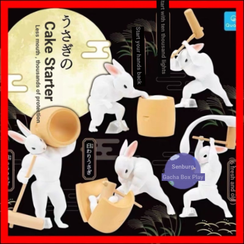 Senbao Shop Capsule Toys Capsule Toys Pounding Mochi Muscle Rabbit ...
