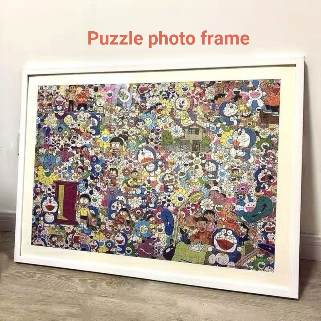 Puzzle Frame 1,000 Pieces 500 Pieces 300 Pieces Solid Wood Puzzle Photo ...