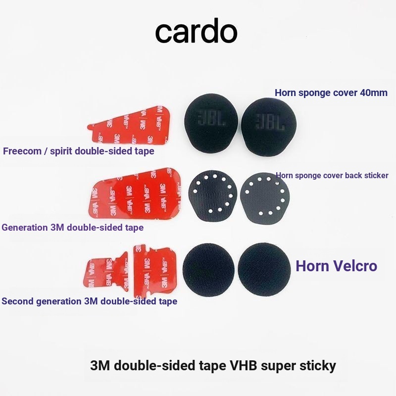 Cardo Cardo Bluetooth Headset Base Double-Sided Adhesive Adhesive Cardo ...