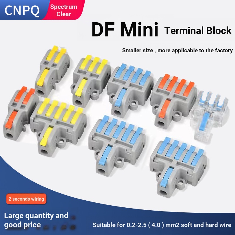 One In Two Out Quick Connection Terminal Mini Multi-In Multi-Out Pair ...