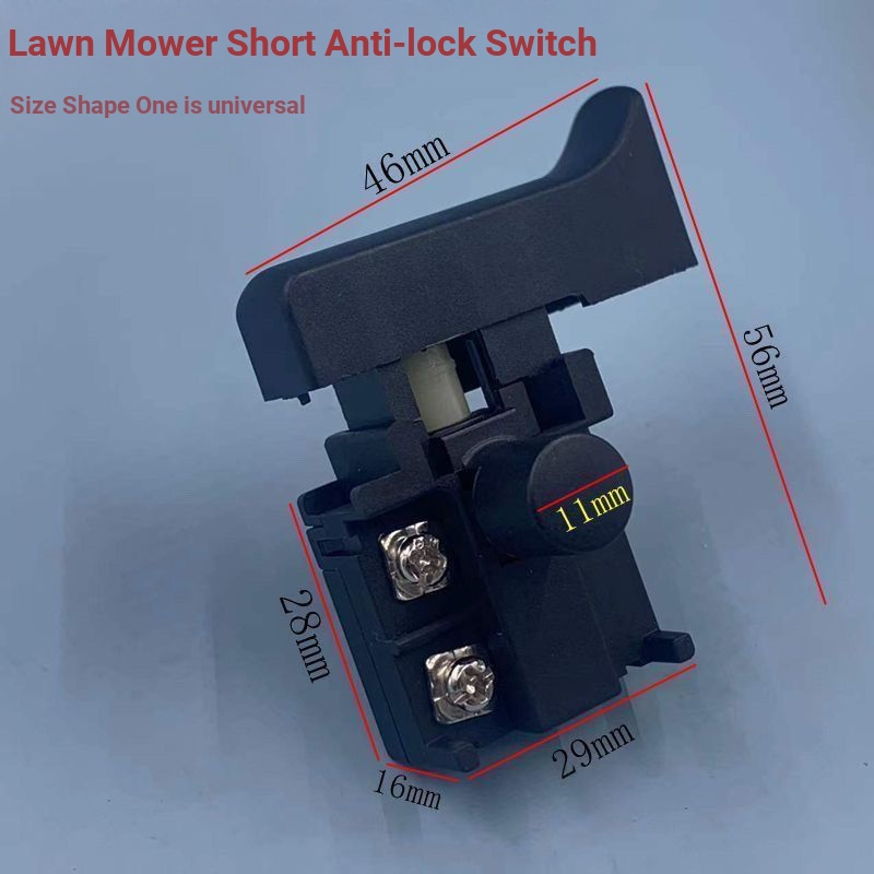 Lithium Battery Lawn Mower Switch Rechargeable Switch Long Lawn Mower ...