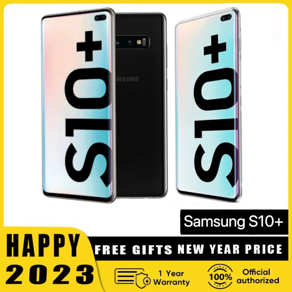 Brand New Samsung Galaxy S10+ S10 Plus G975U1 G975U 128GB/512GB ROM Unlocked Mobile Phone ...
