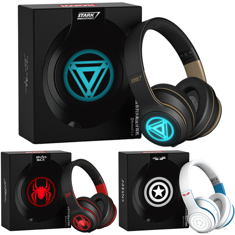 Marvel Wireless Bluetooth Noise Cancelling Gaming Headphones HiFi ...