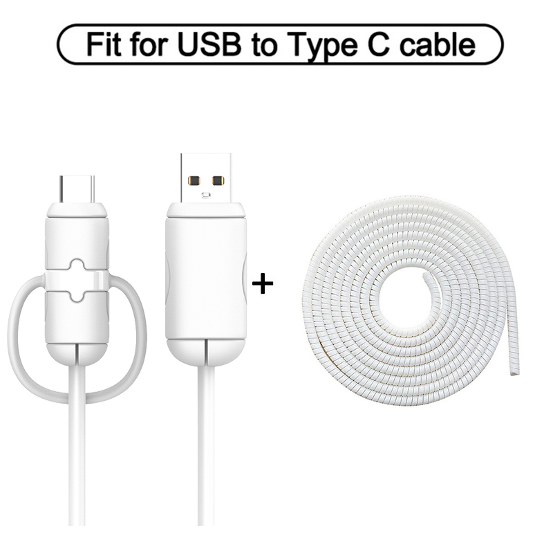 BlueWow Cable Protector Mobile Phone Charging Cable Winder Sets ...