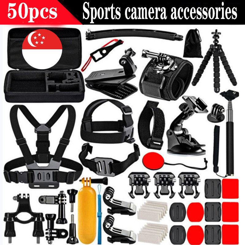 【SG】 Camera Accessories Gopro 11 10 9 Sports50-In-1 Set Small Ant ...