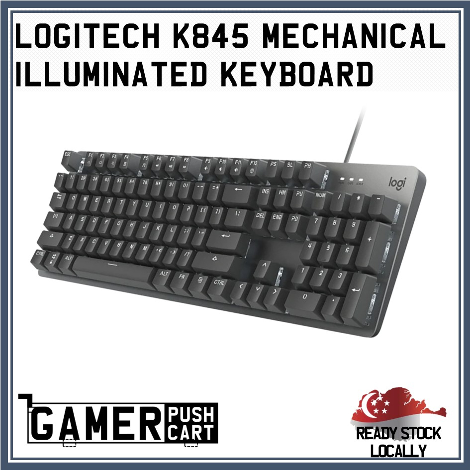 Logitech K845 Mechanical Backlit Illuminated Keyboard (Brown Switch ...