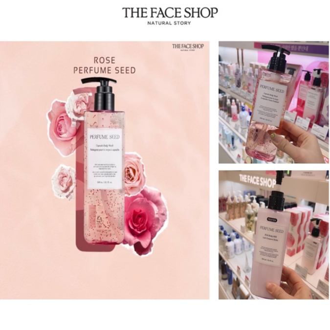 [The Face Shop] Perfume Seed Body Wash /Body lotion 300ml | Shopee ...