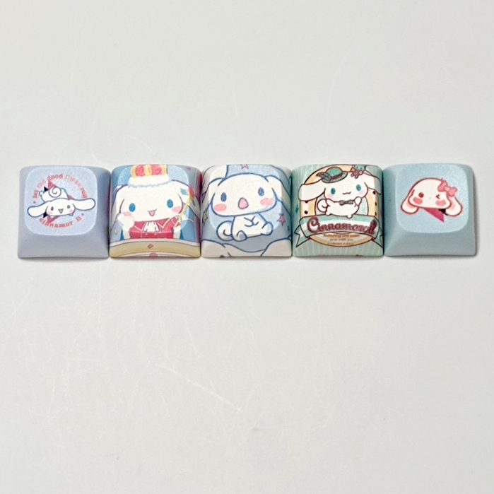 P PBT Keycap XDA Sublimation Unique Cinnamon Dog Cute Mechanical ...