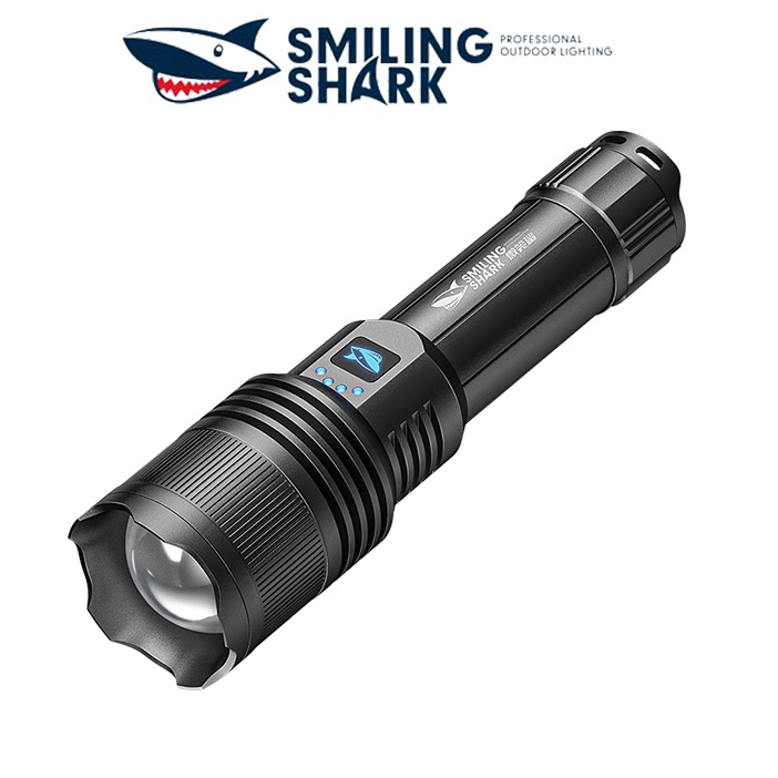 Smiling Shark SD5212 Rechargeable Flashlight Waterproof Led M80 100W ...