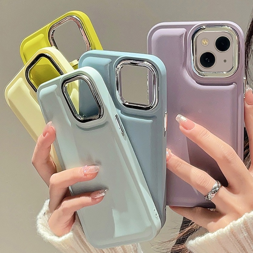 Luxury Plated Lens Matte Phone Case Compatible for Iphone 11 12 13 14 ...